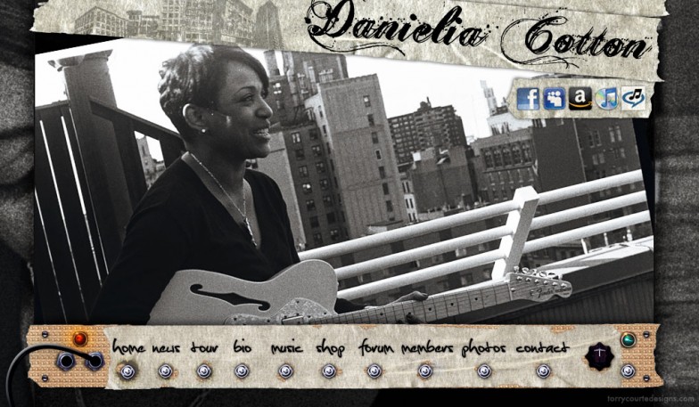 Danielia Cotton Website Development - Torry Courte Portfolio